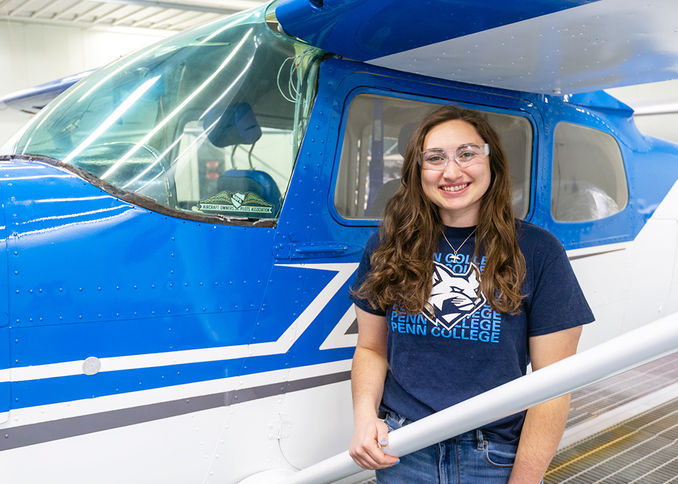 With flying colors: Student takes lead in repainting aircraft | News ...